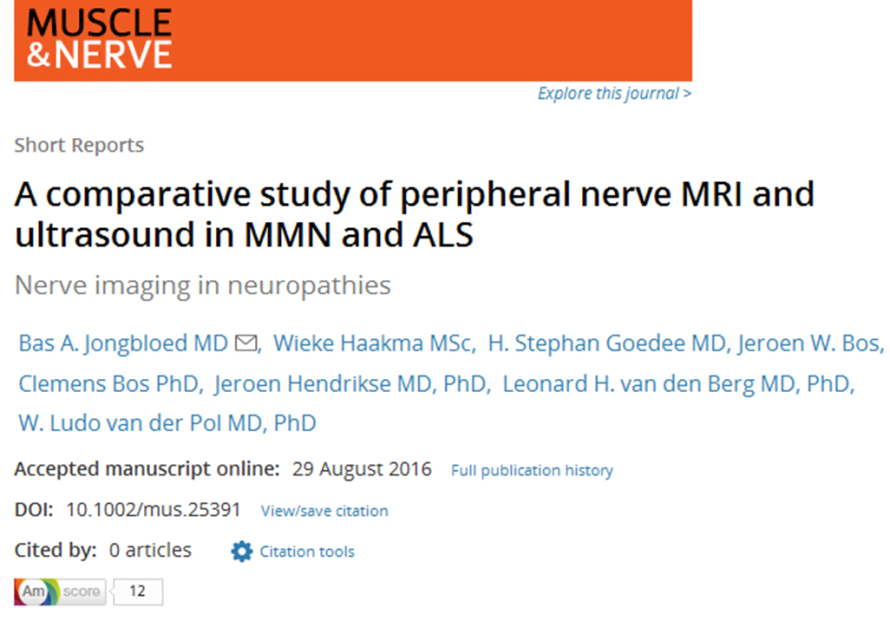 A comparative study of peripheral nerve MRI and ultrasound in MMN and ...