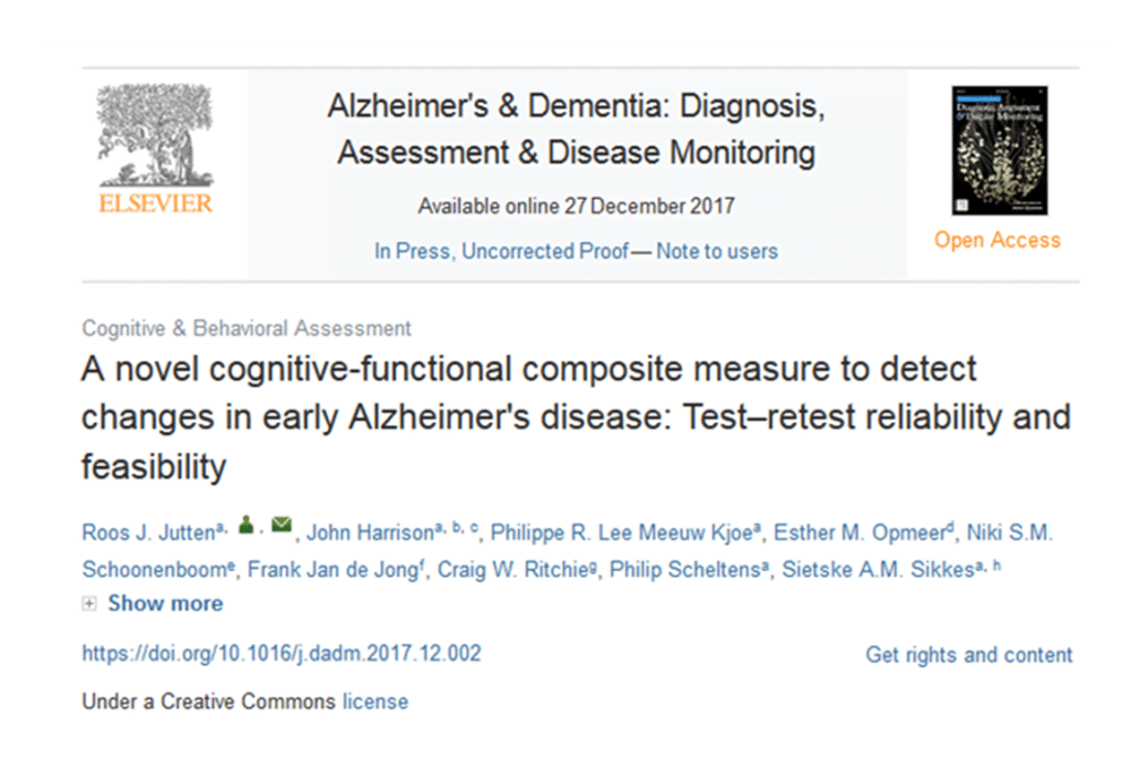 A novel cognitive-functional composite measure to detect changes in ...